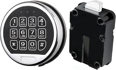 Electronic Safe Lock Replacement Keypad with Solenoid Lock, Fit High ...