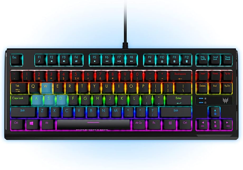 Acer Predator Aethon 301 TKL Gaming Keyboard - Gateron Blue Switches ...