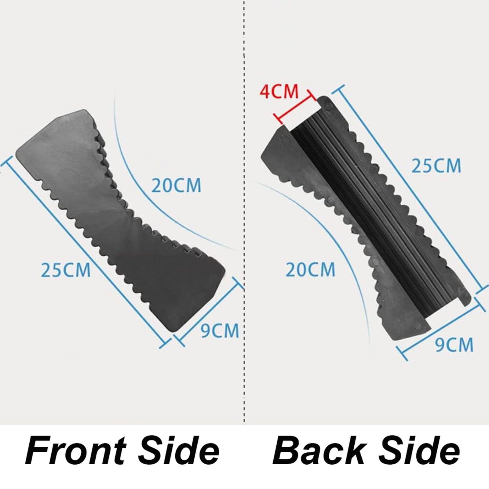 Ladder Gutter Protector Ladder Stabilizer - Rubber Anti-Slip Attachment ...