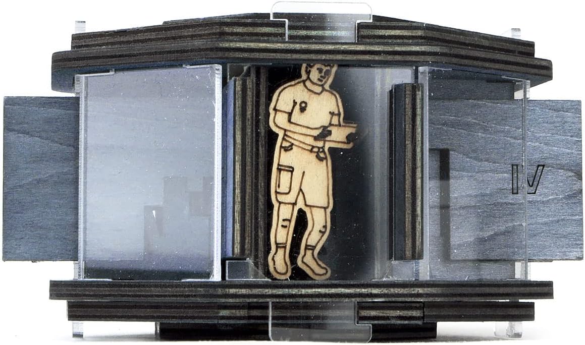 Logica Puzzles art. Space Station – Brain Teaser in Wood – Secretx Box ...