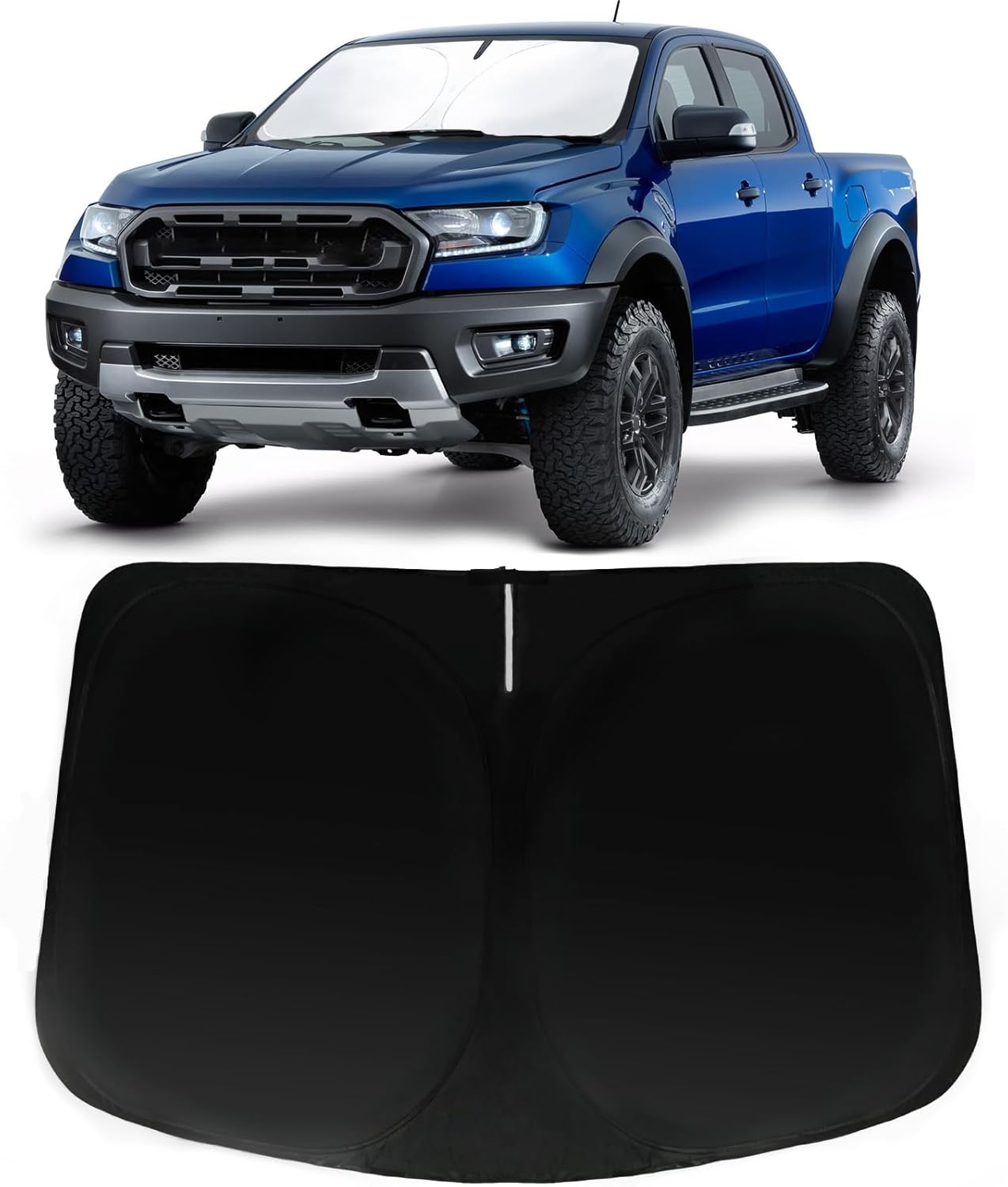 Amazon.com: PAIMOHO Windshield Sun Shade for 2019-2024 Ford Ranger (XL ...