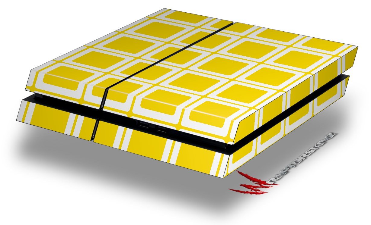 Amazon.com: Squared Yellow - Decal Style Skin fits original PS4 Gaming ...