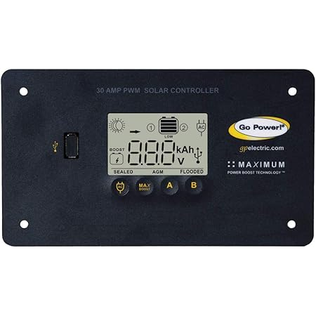 Amazon.com: Go Power! GP-PWM-30-UL BlueTooth 30 Amp Solar Regulator ...