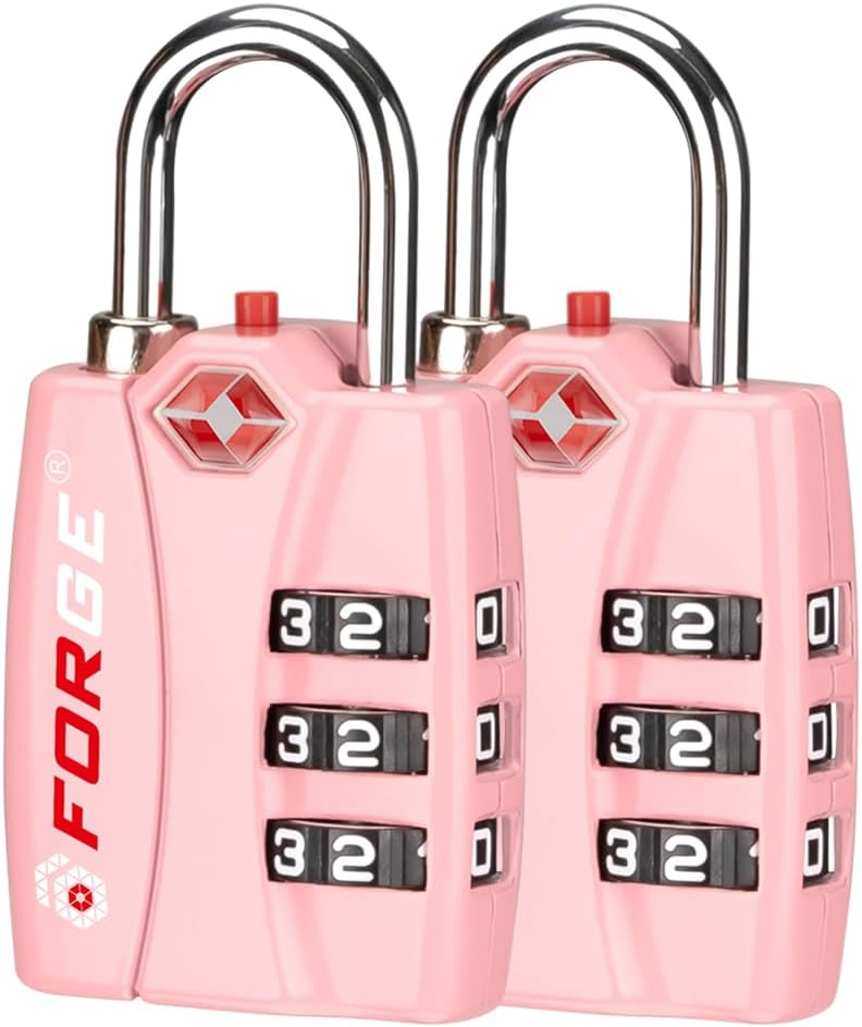 Amazon.com: Forge Luggage Locks TSA Approved Luggage Locks, Small TSA ...