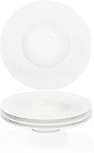 Amazon.com | Creativity Home Ceramic Wide Rimmed Soup Plate, Soup Bowl ...