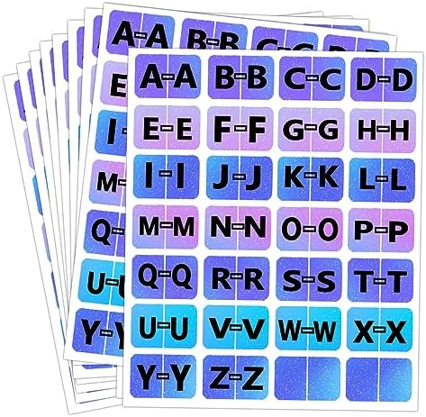 Amazon.com : Alphabet A to Z 26 Letters Index File Folder Labels,1.5x1 ...