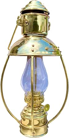 Amazon.co.jp: Roost Outdoors Brass Long Shape Trawler Oil Ship Lantern ...