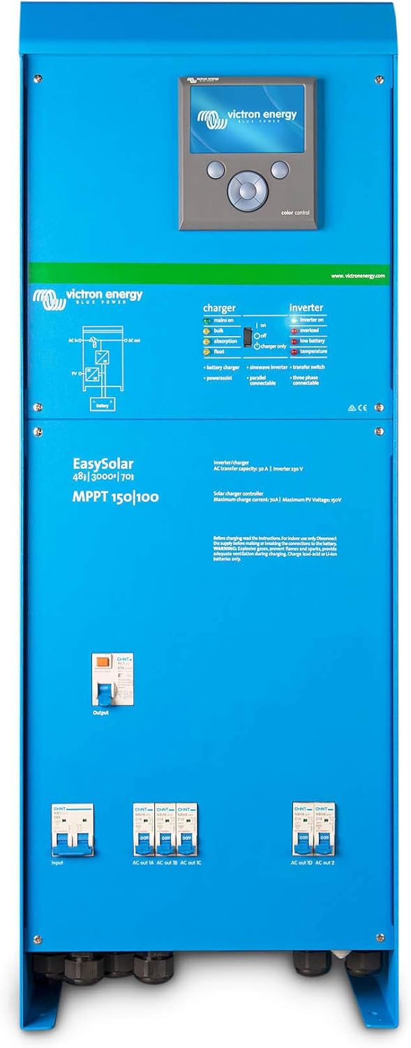Victron Energy Easysolar MPPT Charge Controller & Pure Sine Inverter ...