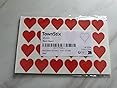 Amazon.com: 600 Pieces - Red Heart Stickers Sheets, 1 inch : Office ...