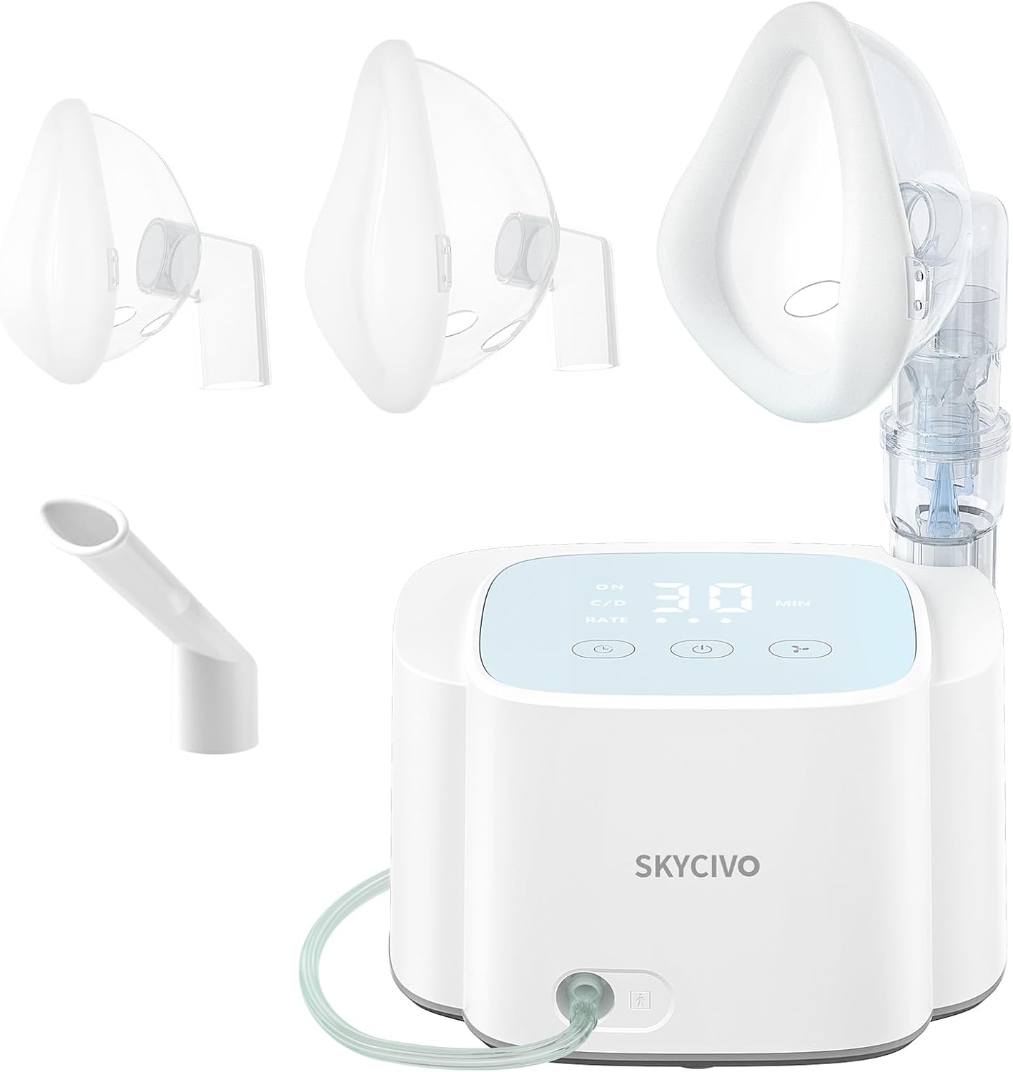 SKYCIVO Smart Nebuliser Machine for Adults and Kids, Intelligent ...