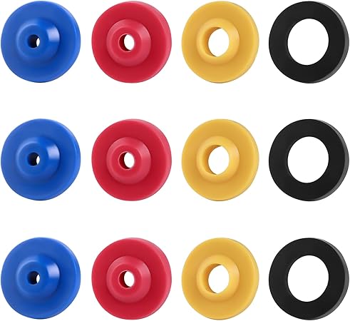 12 Pieces Silicone Shower Head Flow Restrictor Shower Flow Restrictor 4 ...