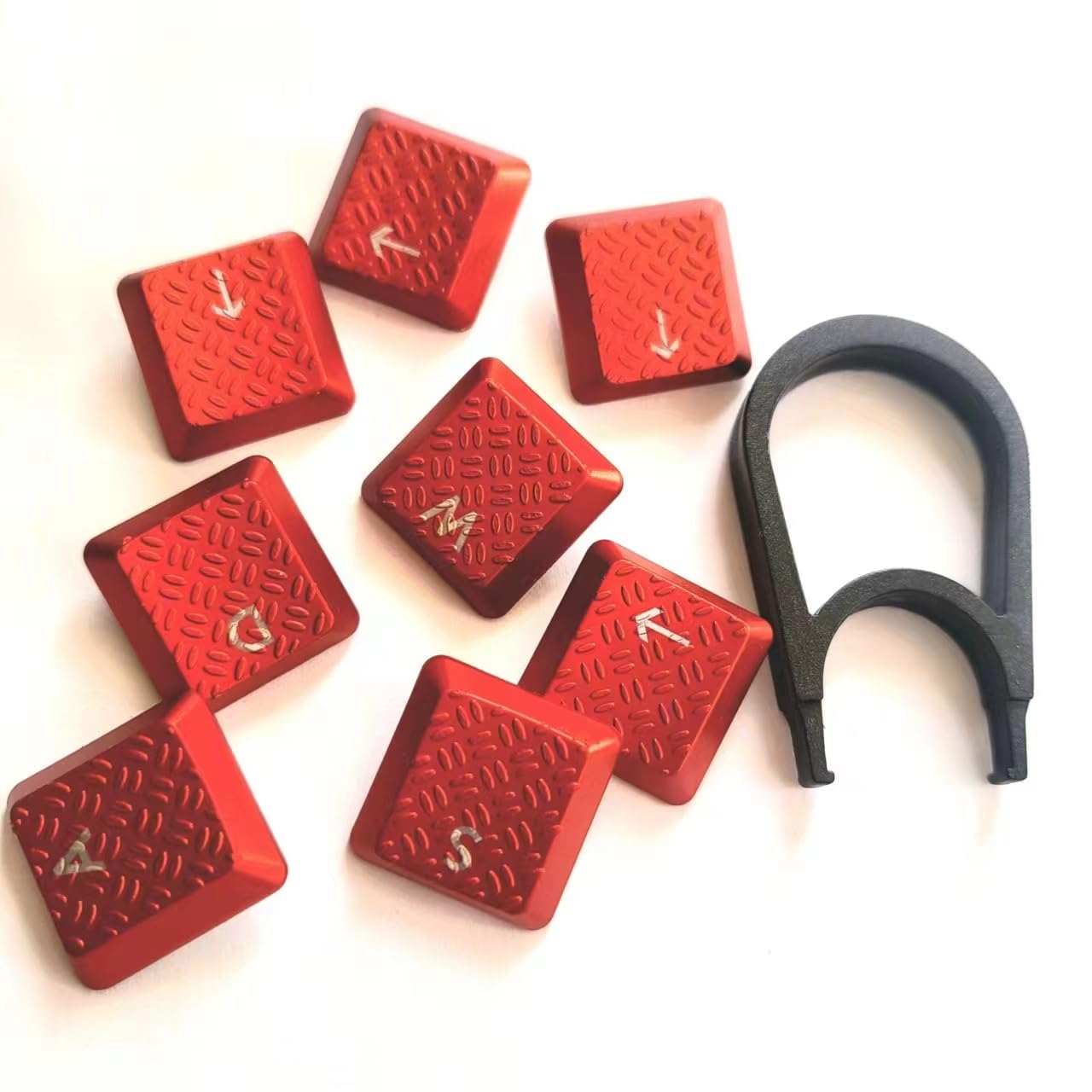 Amazon.com: LZYDD WASD+Arrow 8 Keys Texture Tactility Backlit Keycaps ...