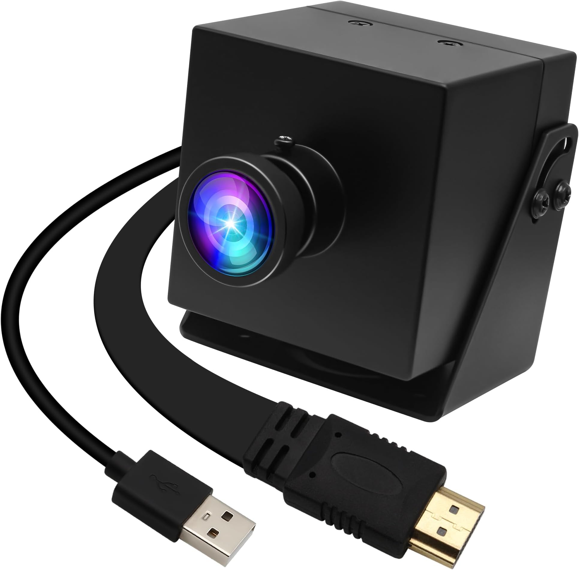 Amazon.com: ELP 4K HDMI USB Fisheye Camera for Computer Mini Lightburn ...