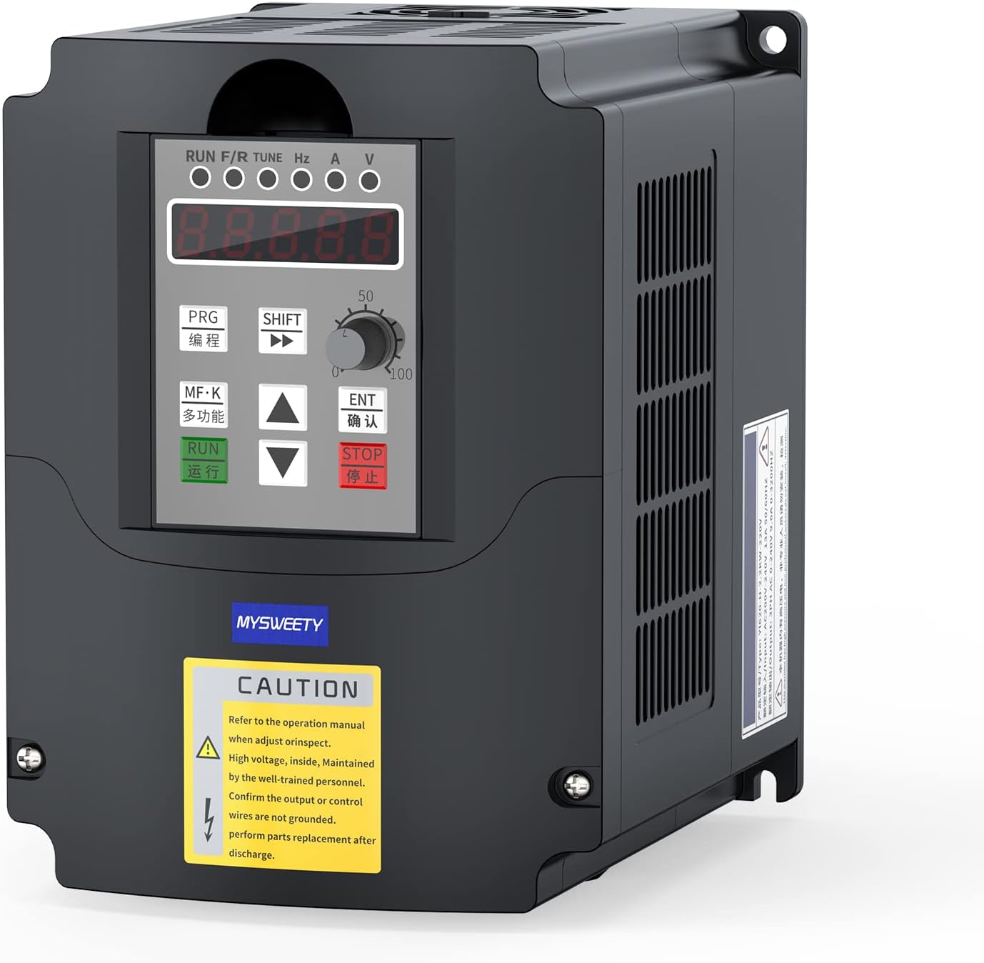 Amazon.com : MYSWEETY Single Phase to 3 Phase Converter, 1.5KW 2PH VFD ...