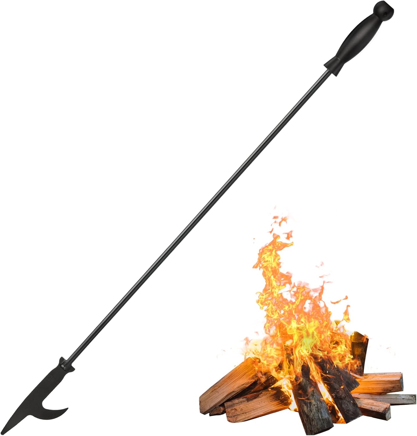 Amazon.com: SEADESKY 36 inch Long Fire Poker for Fire Pit One Piece ...