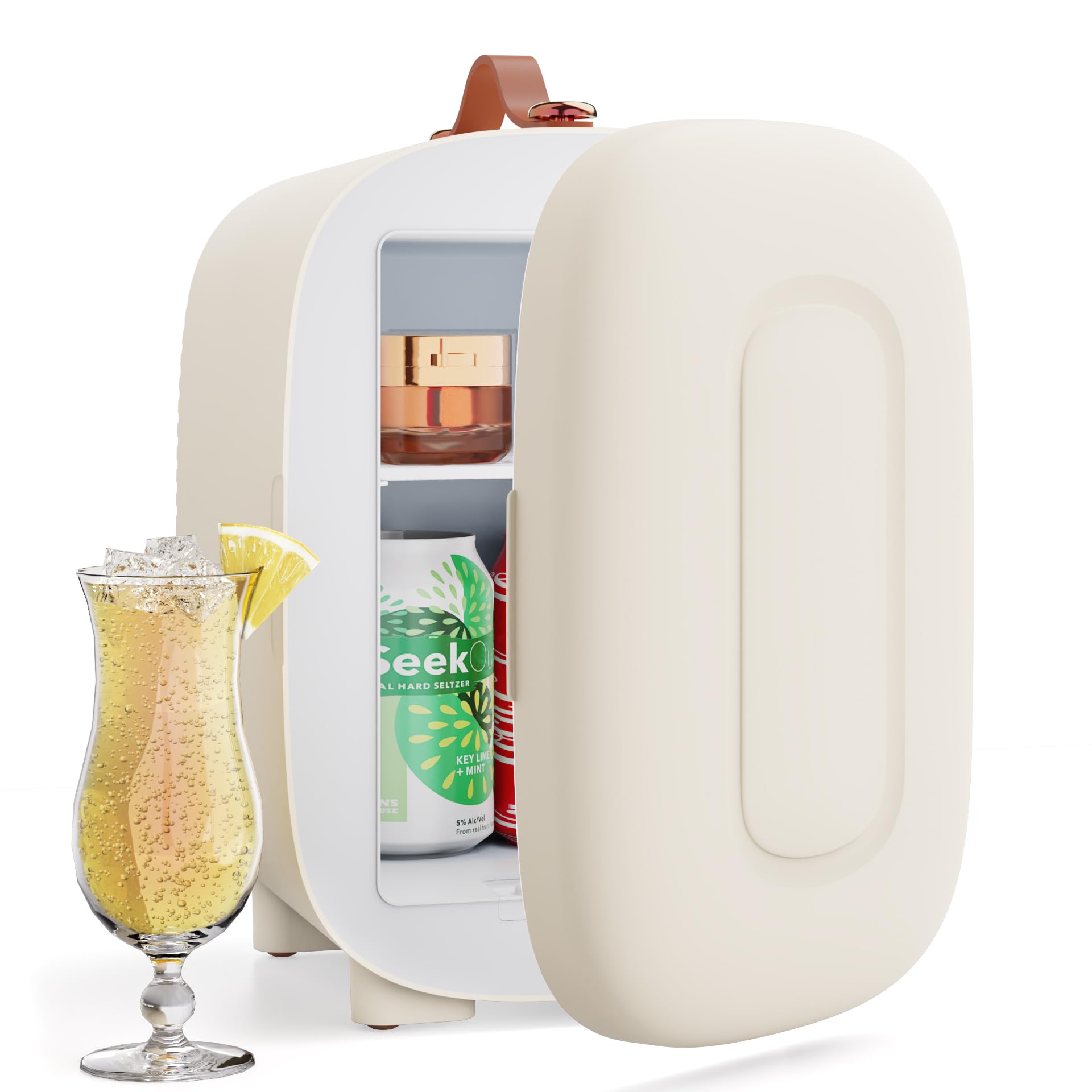 Amazon.com: PERSONAL CHILLER 4L Mini Skincare Fridge with Handle ...