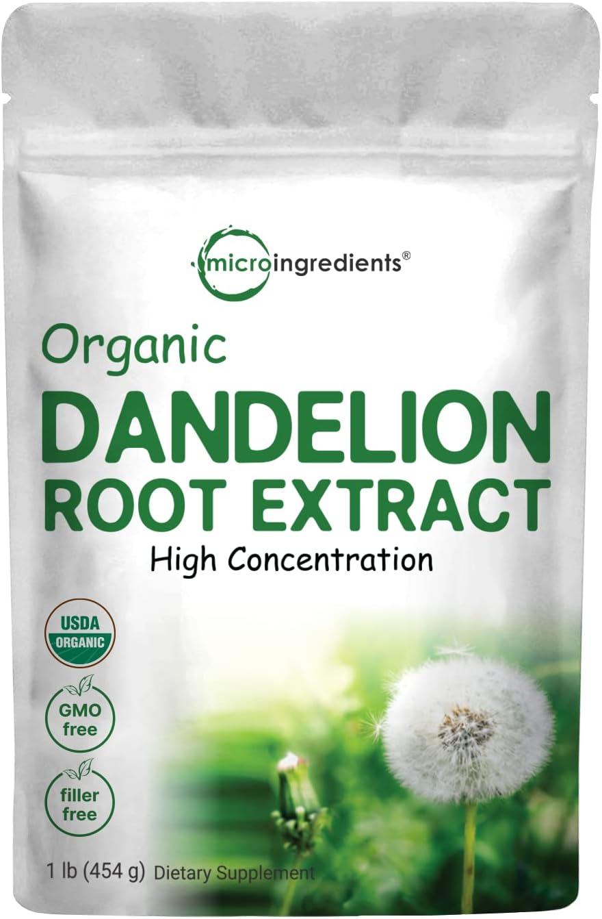 Amazon.com: Organic Dandelion Root Tea Powder, 1lb (16oz) | Up to 450 ...
