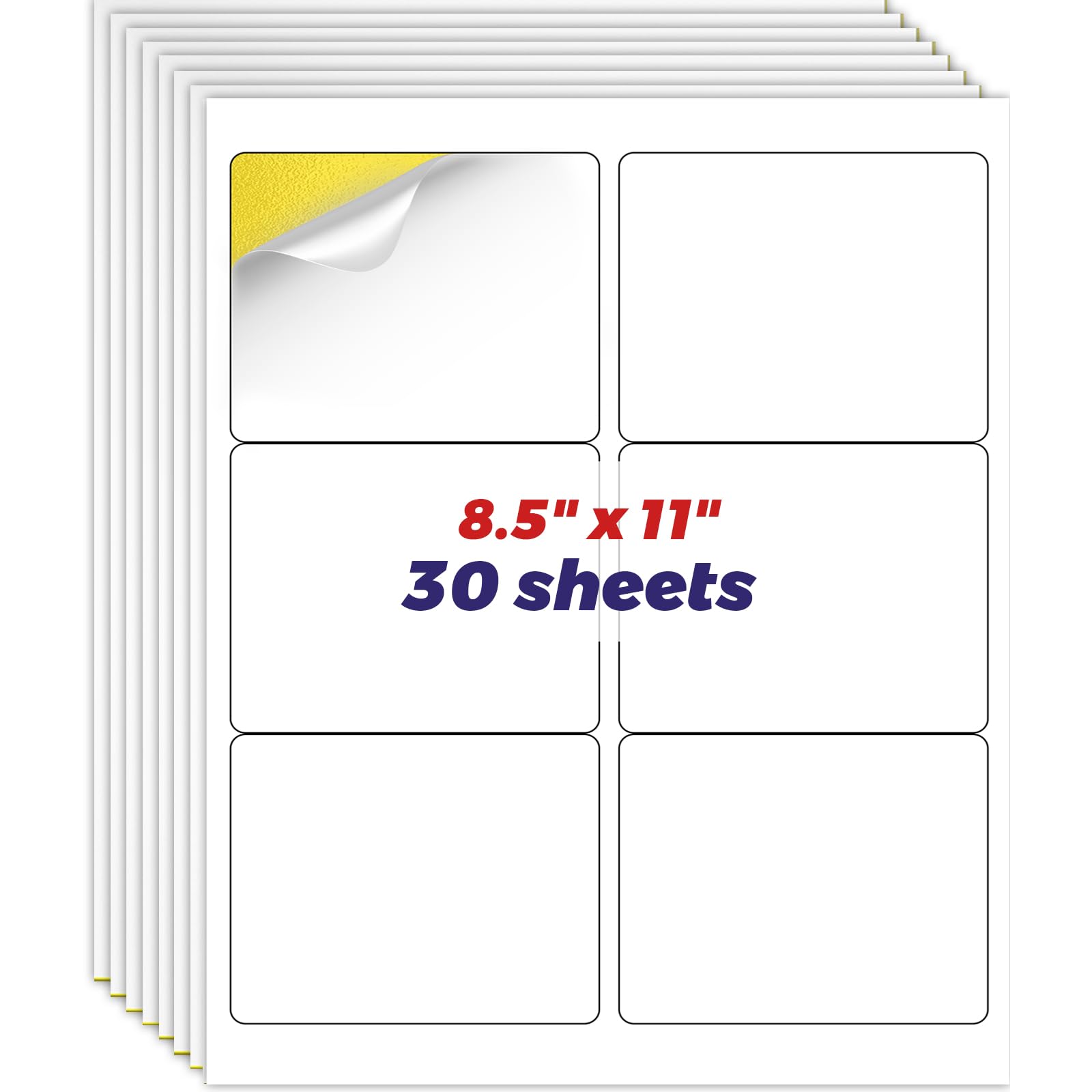 Snapklik.com : HABGP Shipping Address Labels, Matte Printable Address ...