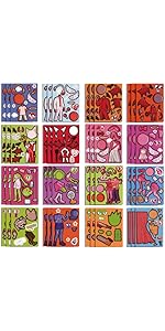 Amazon.com: 30 Sheets Sprunki Stickers, Make-a-face Stickers for Kids ...