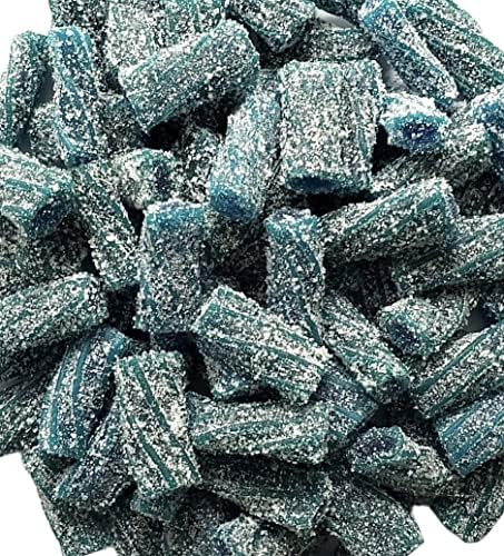 Amazon.com : Pectin Filled Sour Licorice Twist Bites Gummy Candy (Blue ...