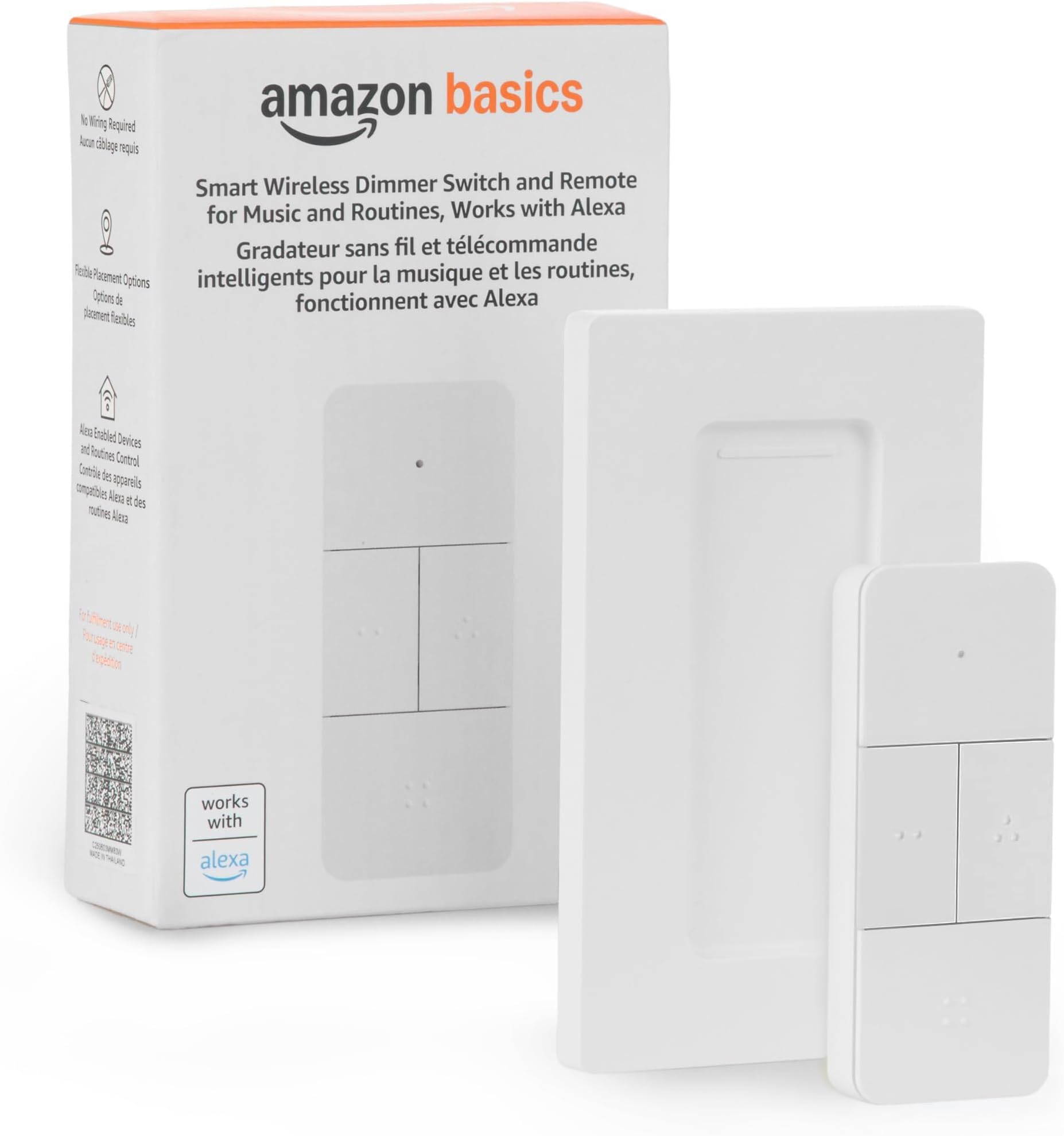 Amazon Basics Smart Dimmer Switch And Remote For Music Routines ...