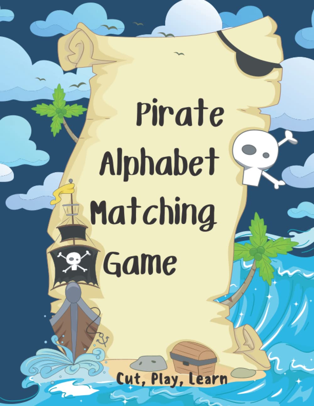 Pirate Alphabet Matching Game For Kids Ages 3 5 Alphabet | Desertcart INDIA
