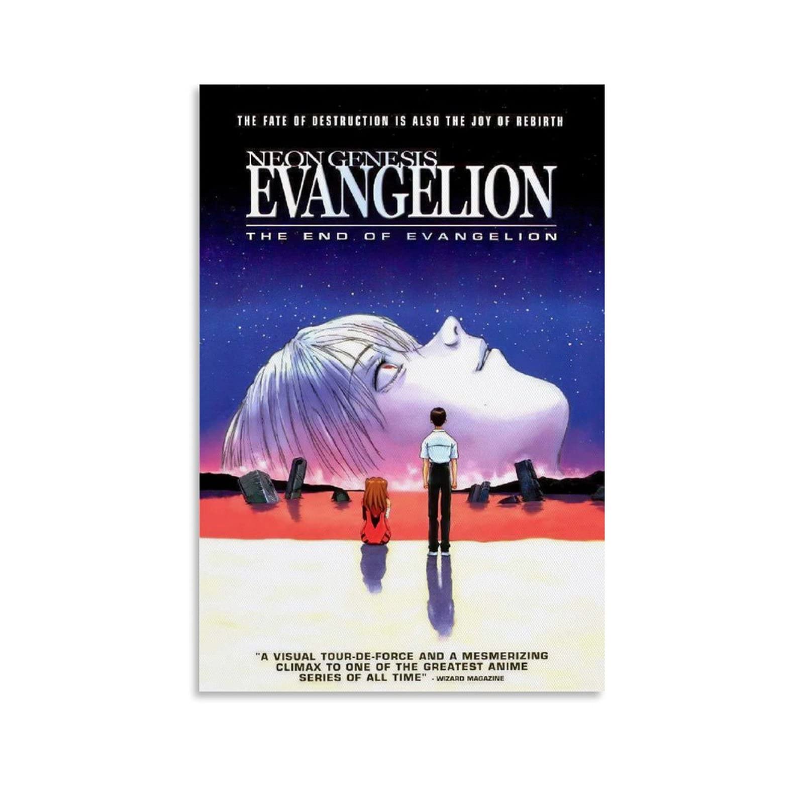 Buy KFMD Anime EVA Poster Neon Genesis Evangelion Poster The End of ...