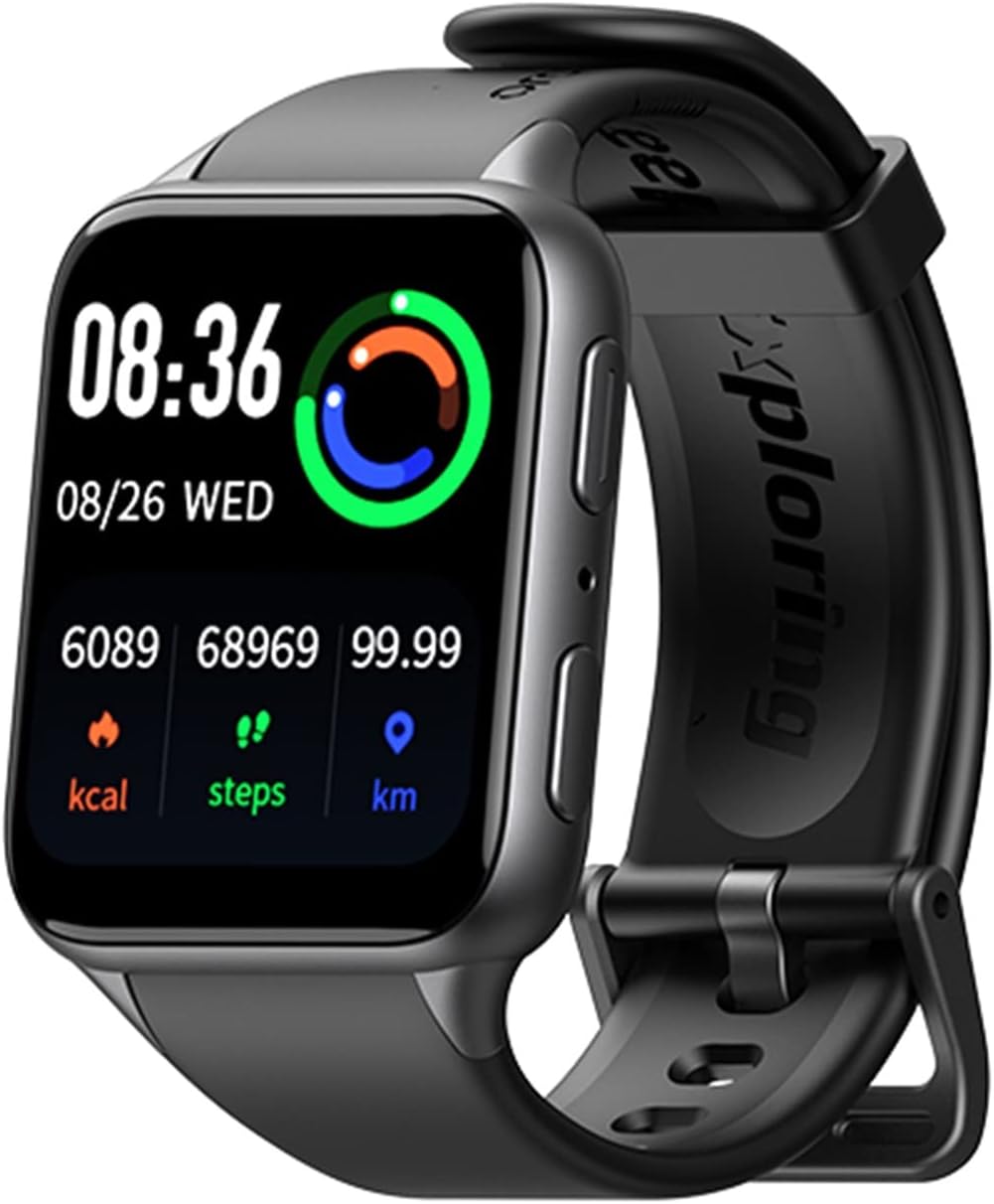 Oraimo Watch 2 Plus Smartwatch with Bluetooth Calling, 1.69” HD Display ...