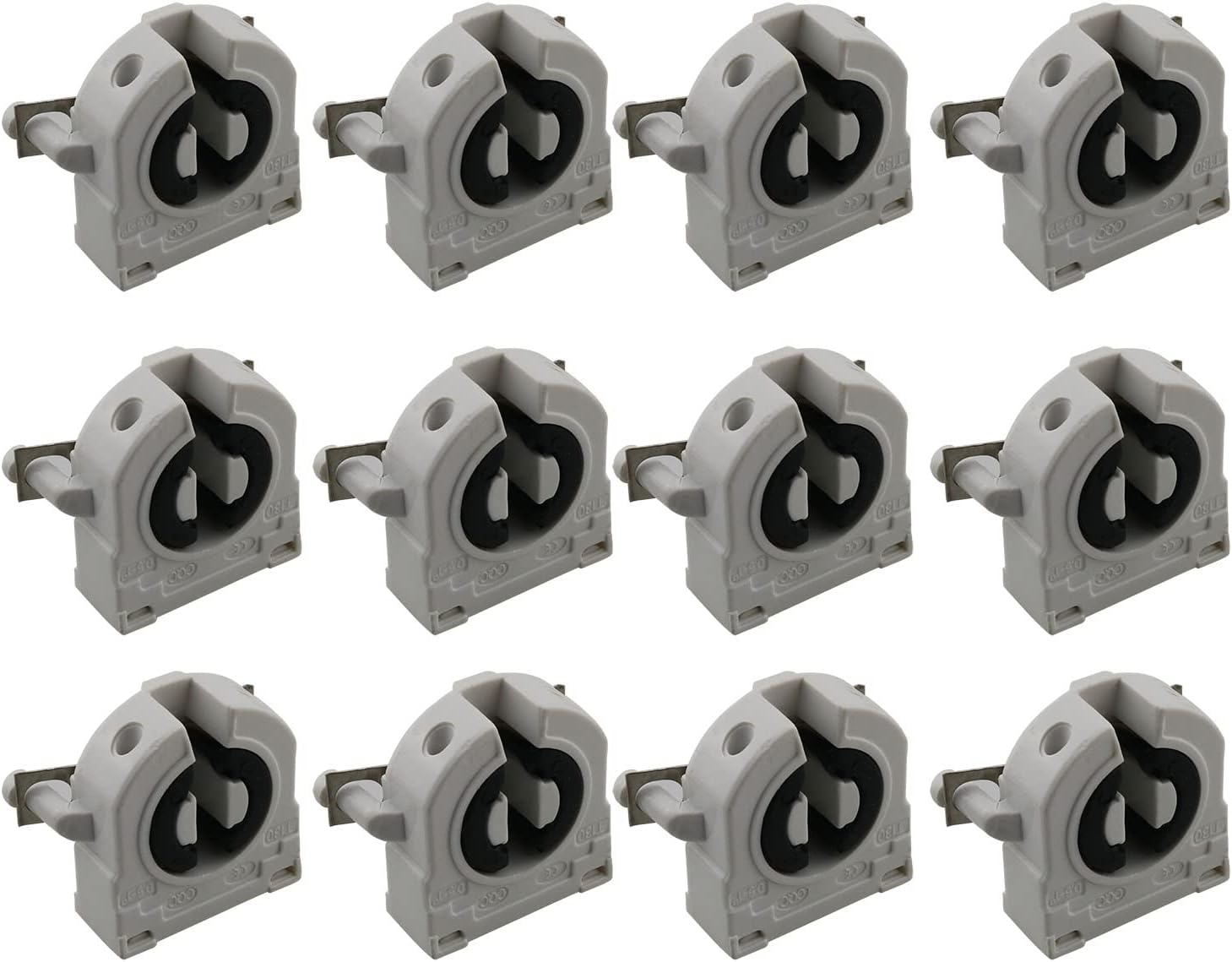 Non-shunted Turn Type T8 Lamp Holder JACKYLED 50-Pack UL Socket ...