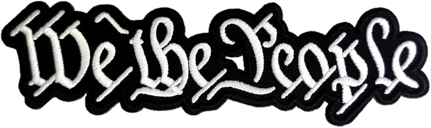 Amazon.com: We The People Patch - Iron On/Sew On, 5.5 inches - Preamble ...