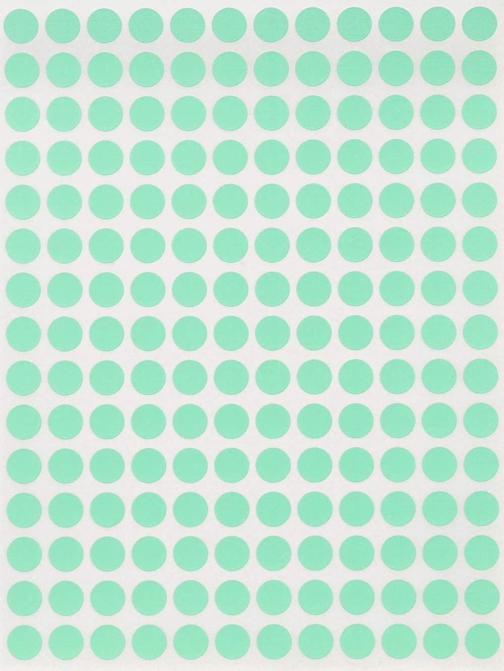 Amazon.com : Royal Green Dot Stickers Pastel-Green Color Label - Circle ...
