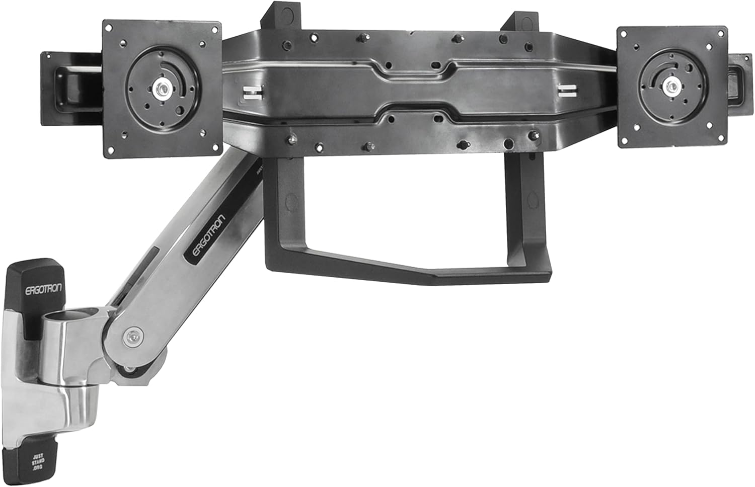 Amazon.com: Ergotron – Dual Monitor and Handle Kit – for 2 Monitors Up ...
