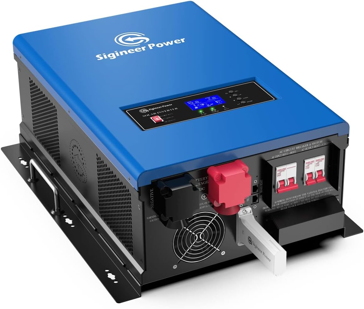 Amazon.com: Sigineer Power 48V 6000W Off-Grid Solar Inverter Charger ...