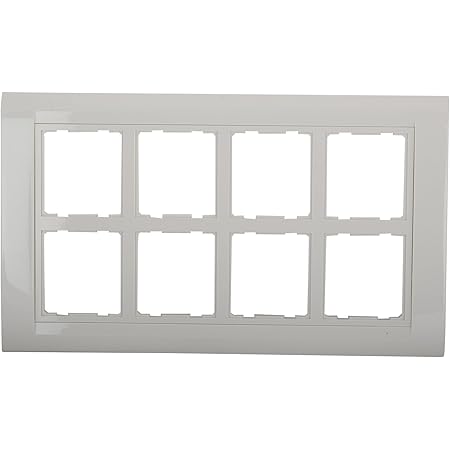 ANCHOR Polycarbonate Roma 16 Module Tresa Plate (Standard Size, White ...
