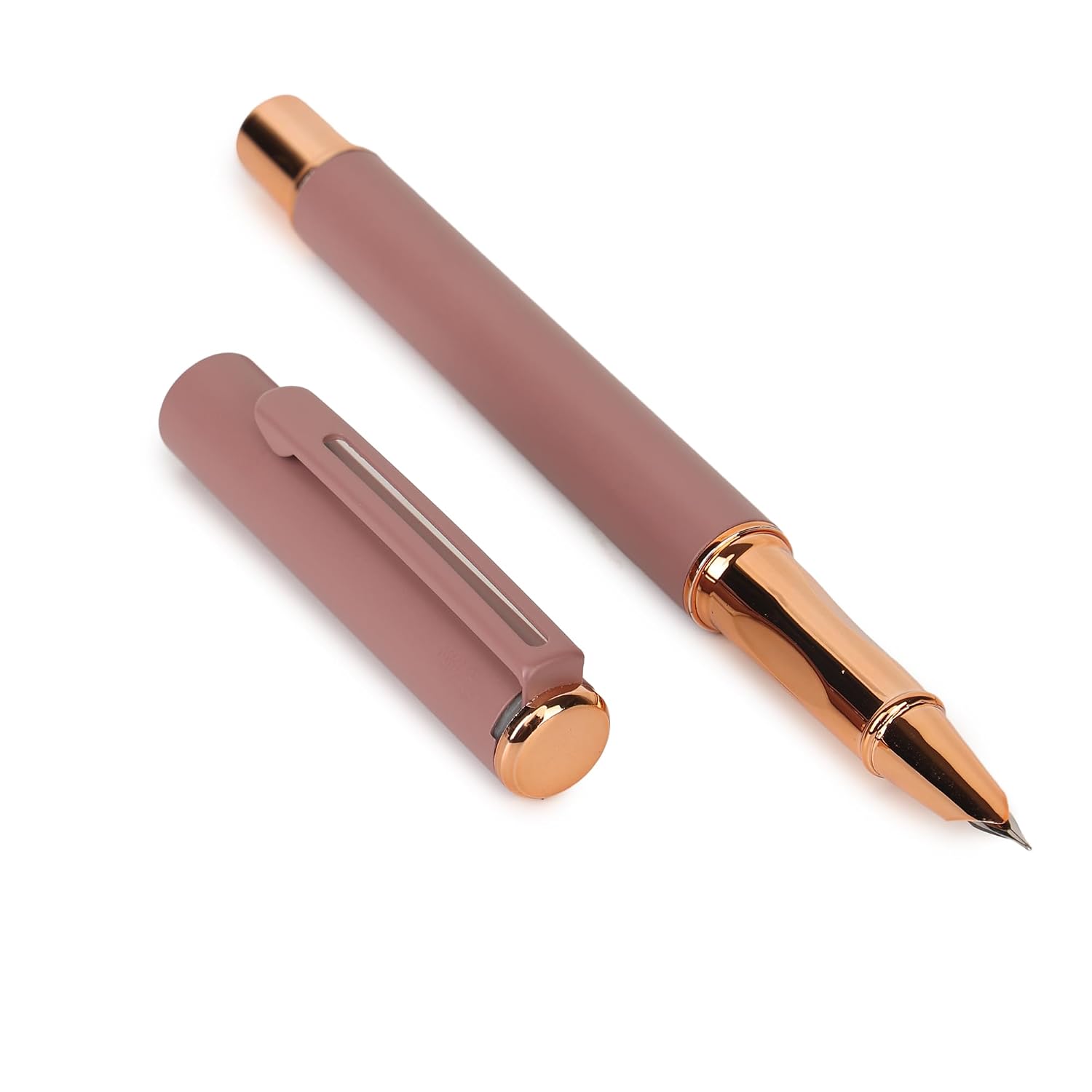 crewtone 20387 Luxury Rosy Brown Color Acrylic Fountain pen, Crafted ...