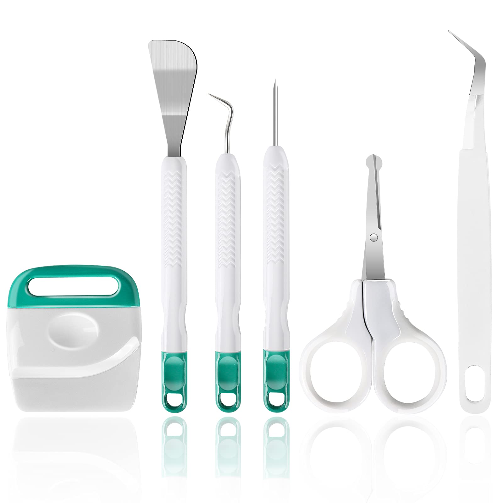 Buy Vilike 6 PCS Vinyl Weeding Tool Set, Basic Craft Tools Removal Weed ...