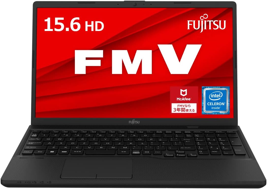 Amazon | 【公式】 富士通 ノートパソコン FMV Lite WA1/G3 (Win 11/15.6型/Celeron/4GB/SSD ...