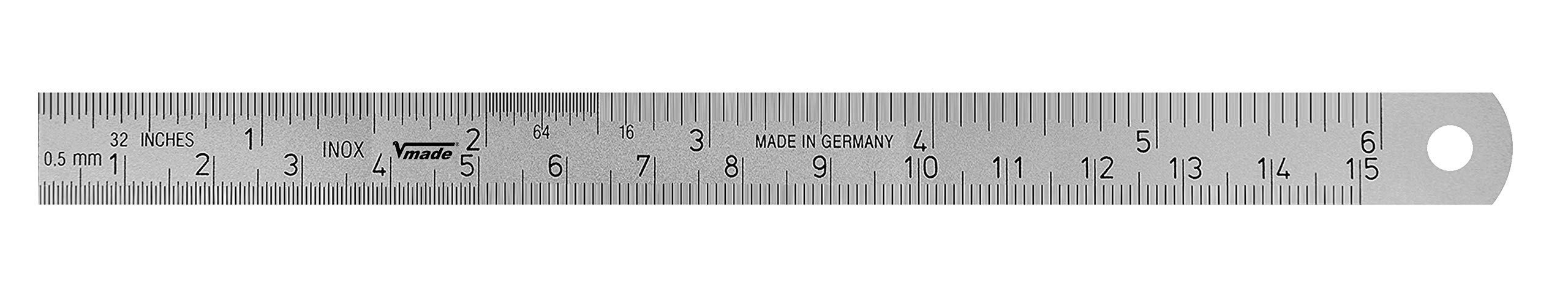 Vogel Germany 1010030015 Steel Ruler Type C Measuring Range 150 ...