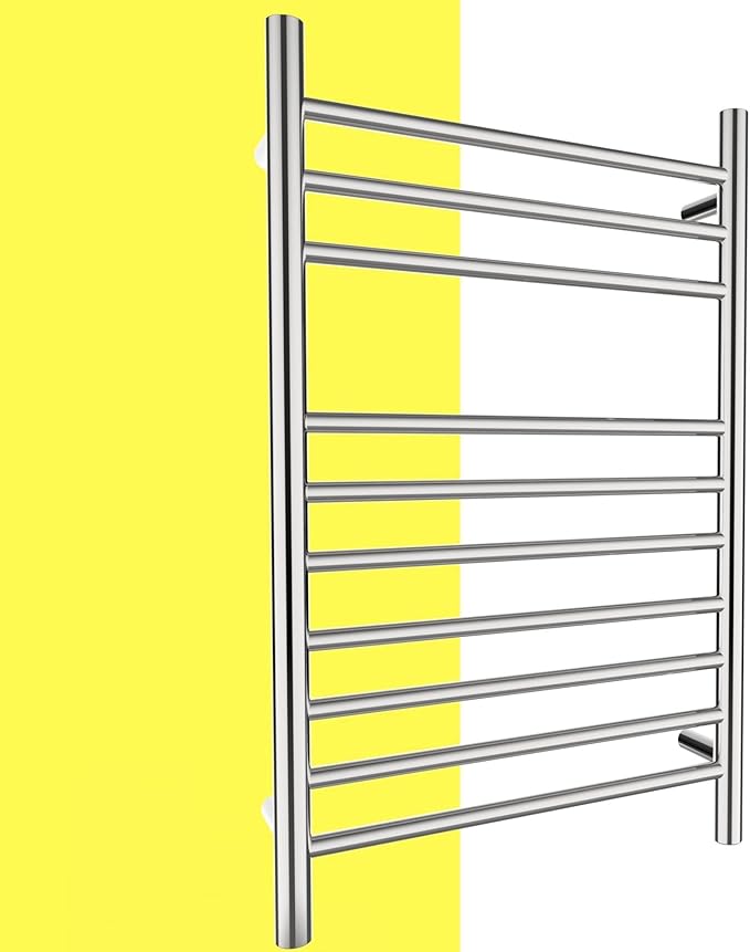 Amazon.com: senplus Heated Towel Rack, Space-Saving Towel Warmer Rack ...
