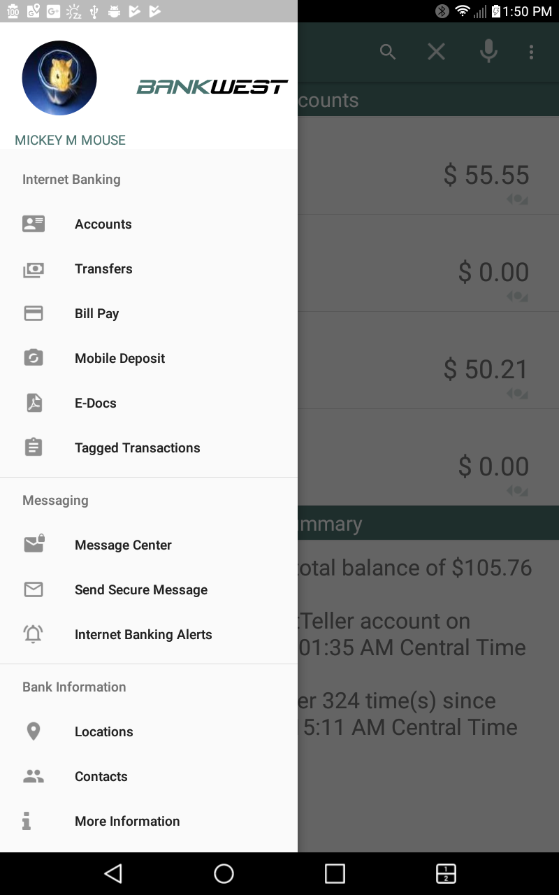 BANKWEST of Minnesota Mobile Banking - App on Amazon Appstore