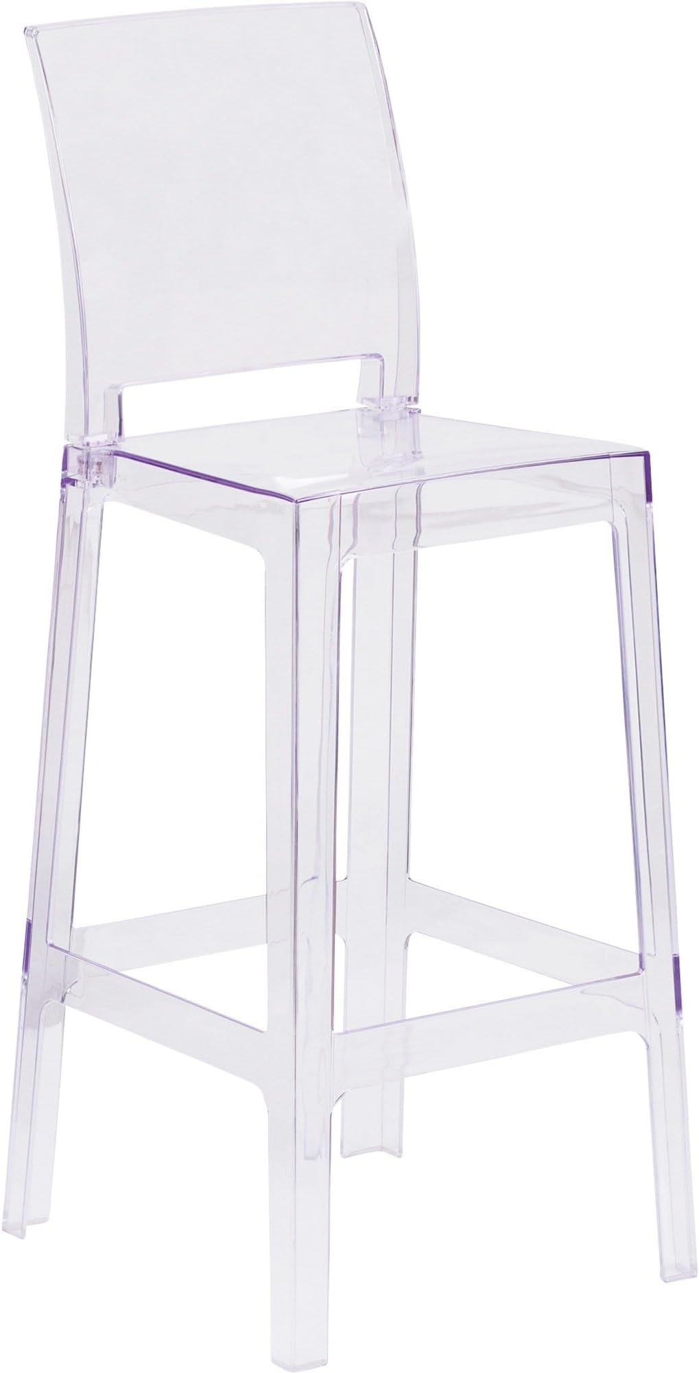 Amazon.com: Bar Stool Counter Stool, Clear Stool, 25" Seat Height ...
