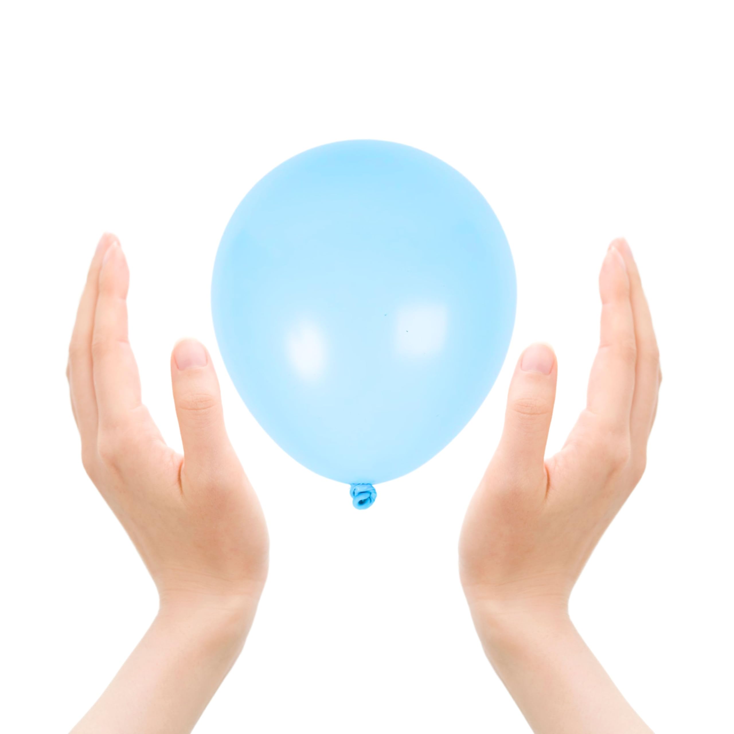 Amazon.com: Treasures Gifted Glossy Baby Blue Balloons 5 inch 25 Pack ...