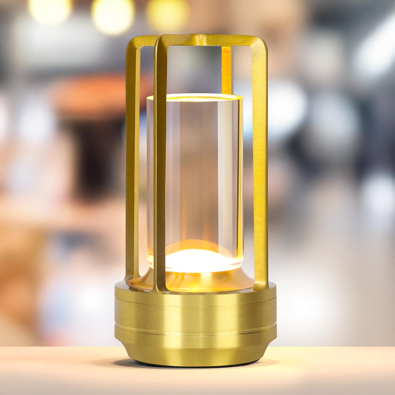 Portable LED Table Lamp with Touch Sensor,Rechargeable Cordless LED ...