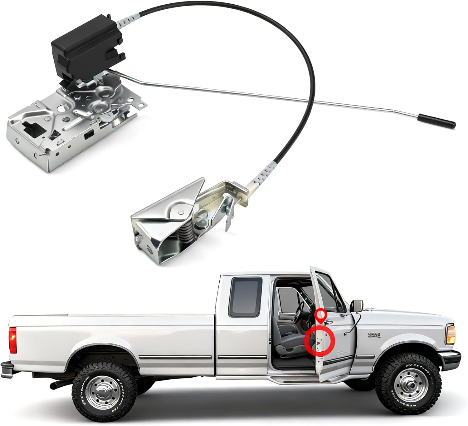 Amazon.com: F4TZ-15219A64-A Door Latch Lock Assembly Front Right ...