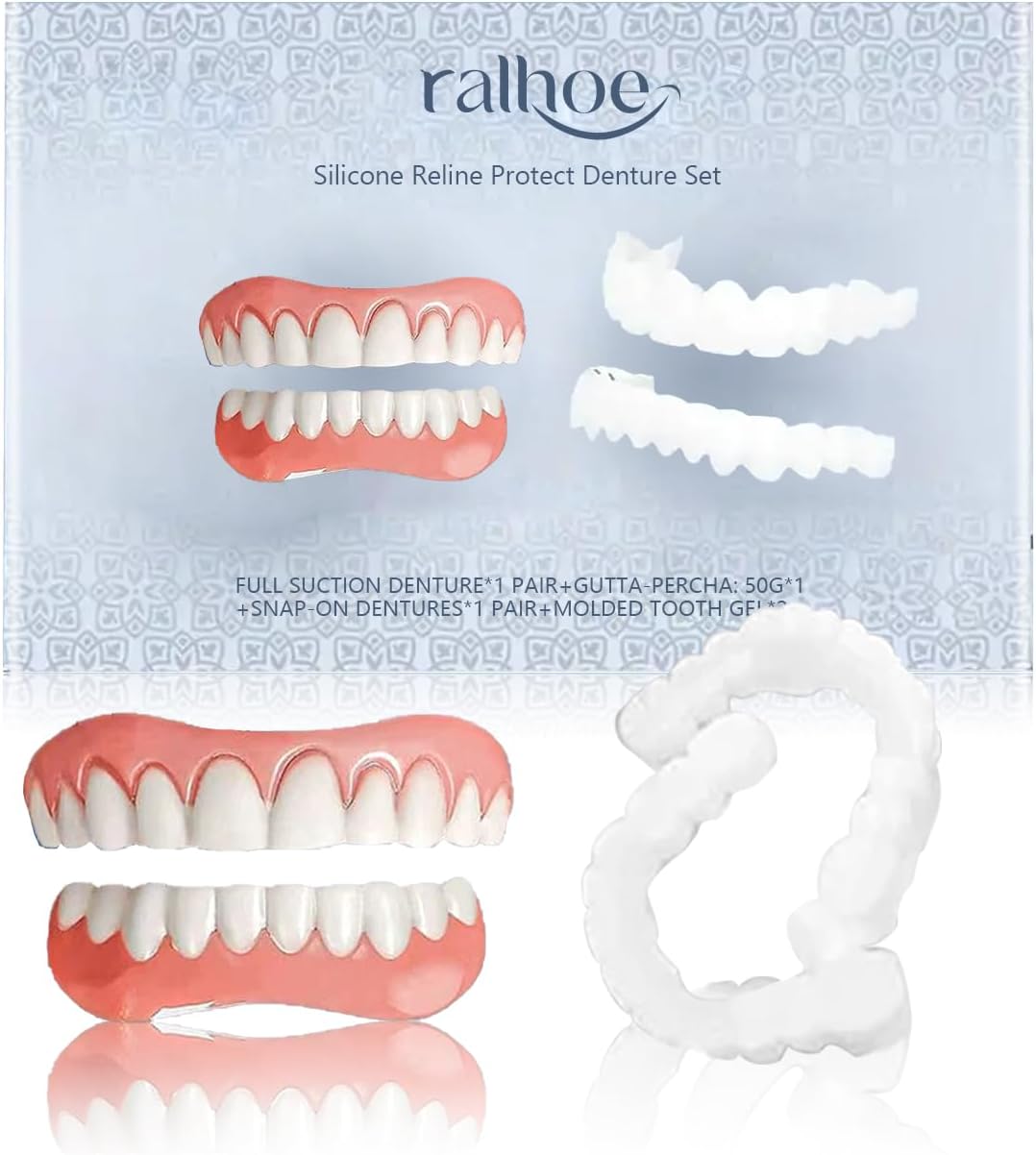 Amazon.com: Comfort Fit Flex Teeth - Upper and Lower Veneer, in a ...