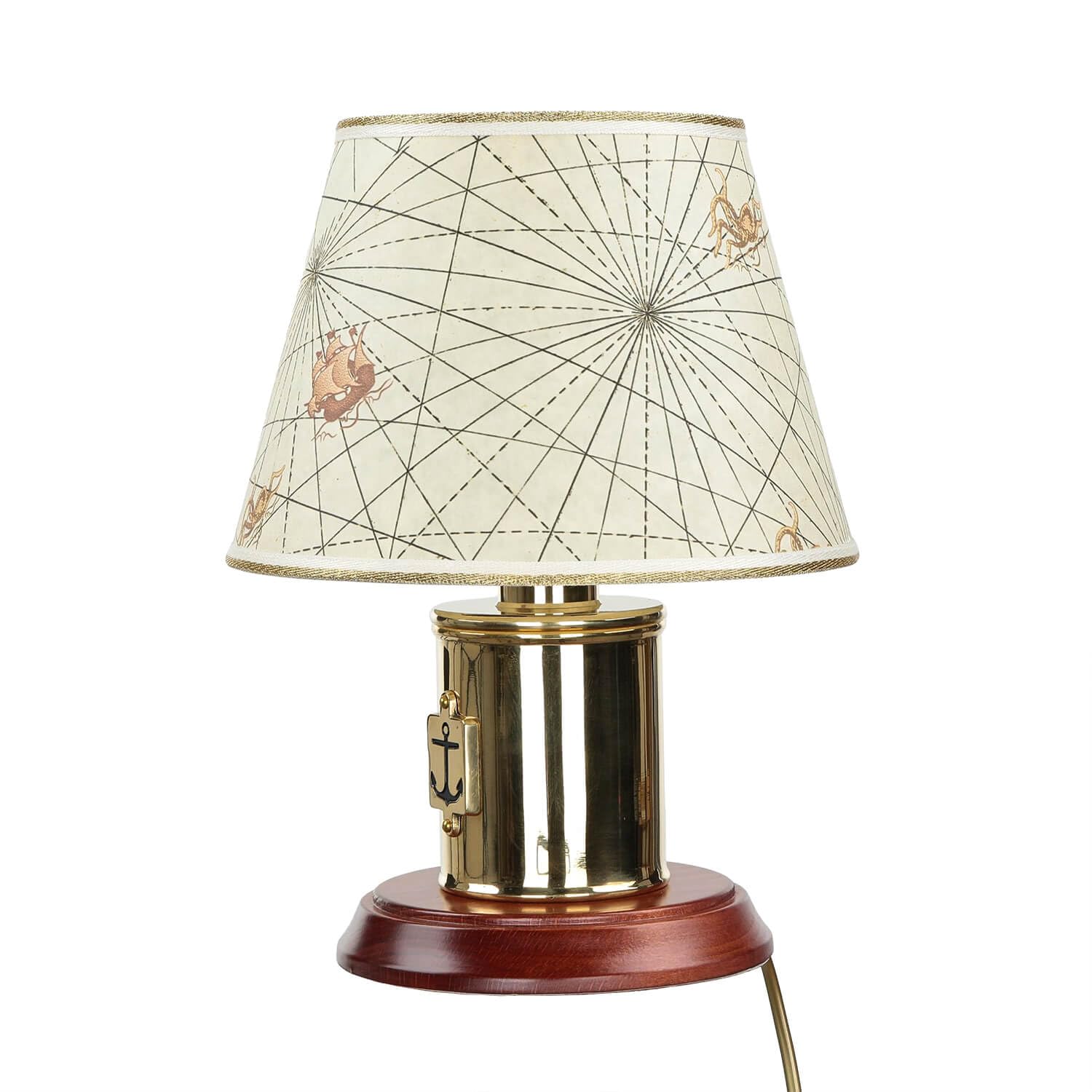 Nautical Chart Lamp Shade St Ives Designer Lampshade Waterfront