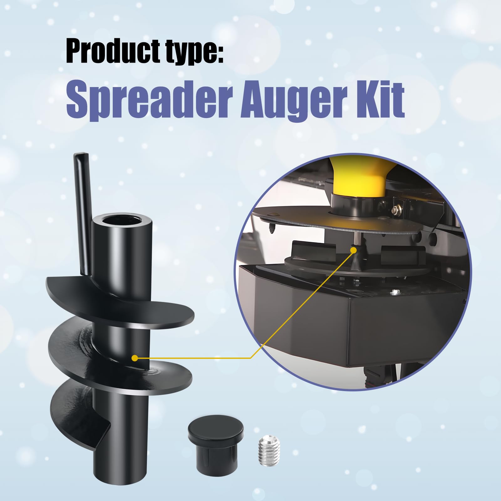 Snapklik.com : Auger Kit For SnowEx 75615 D6075 D6122 Salt Spreader SP ...