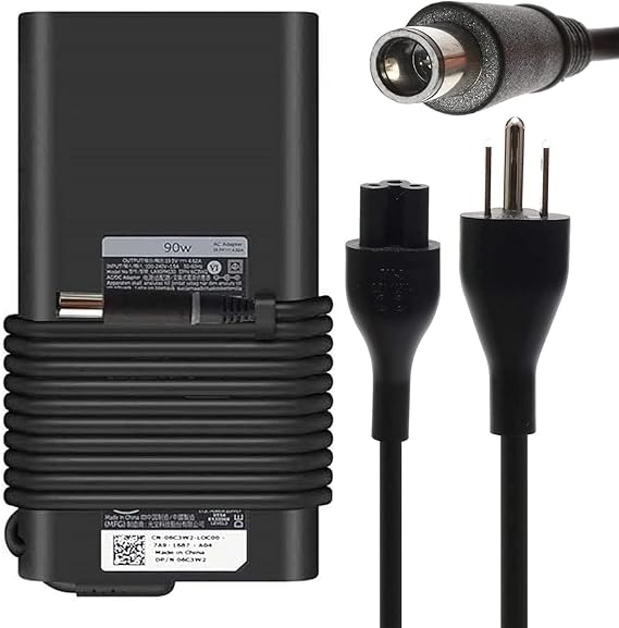 Amazon.com: 19.5V 4.62A 90W AC Charger Fit for Dell Latitude E5420 ...