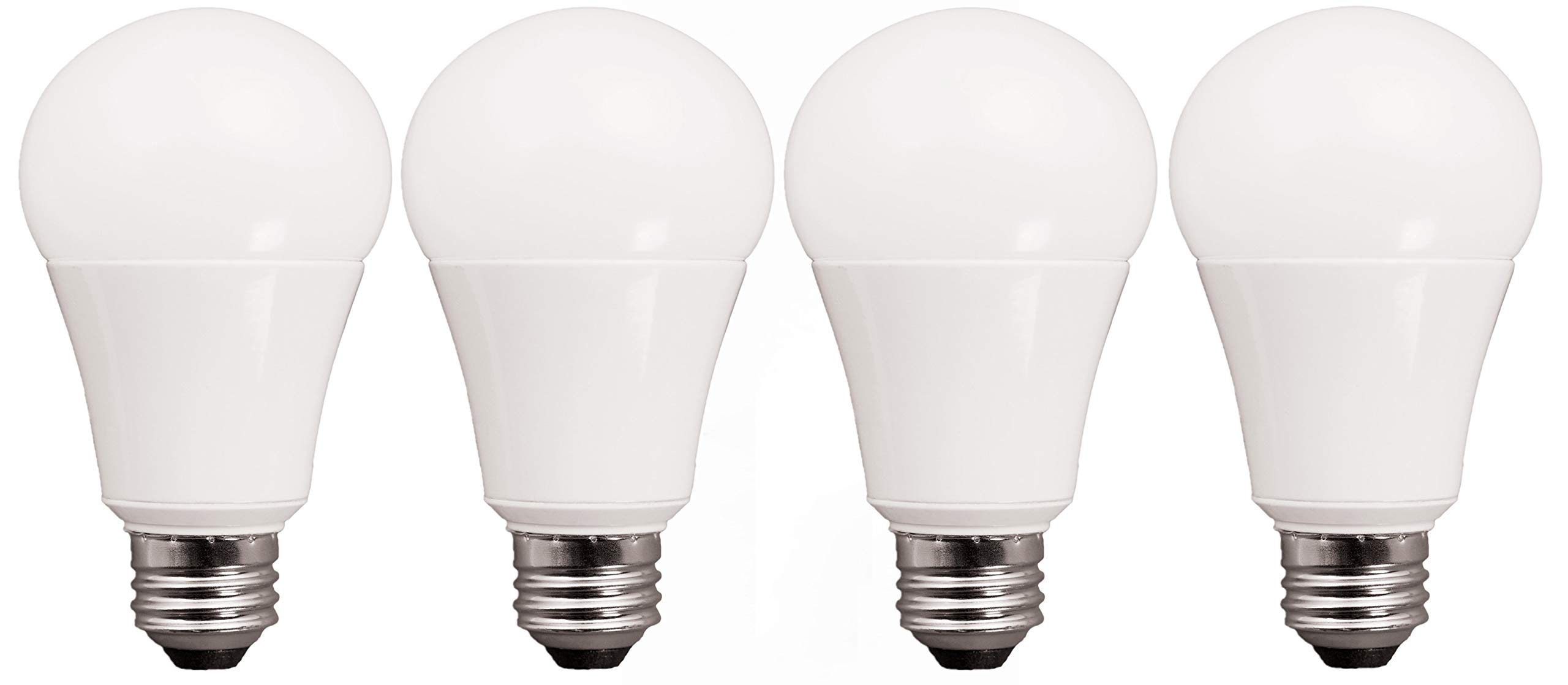 TCP LED 100 Watt Equivalent, 4 Pack, A19 Dimmable Light Bulbs, Soft ...