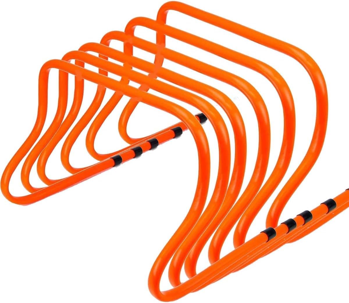 Agility Training Hurdles, 6 Pack Sport Squad Speed Hurdles Premium PVC ...